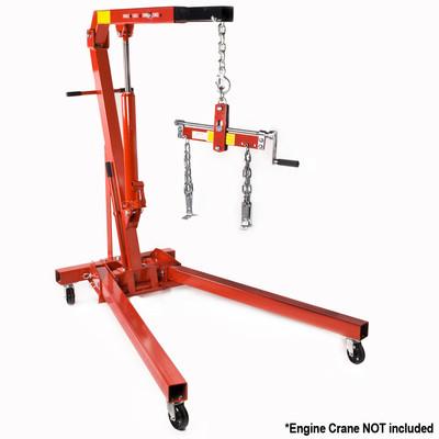 NEW 900KG HEAVY DUTY GARAGE ENGINE CRANE LIFT HOIST LEVELLER CHAIN LOAD ...